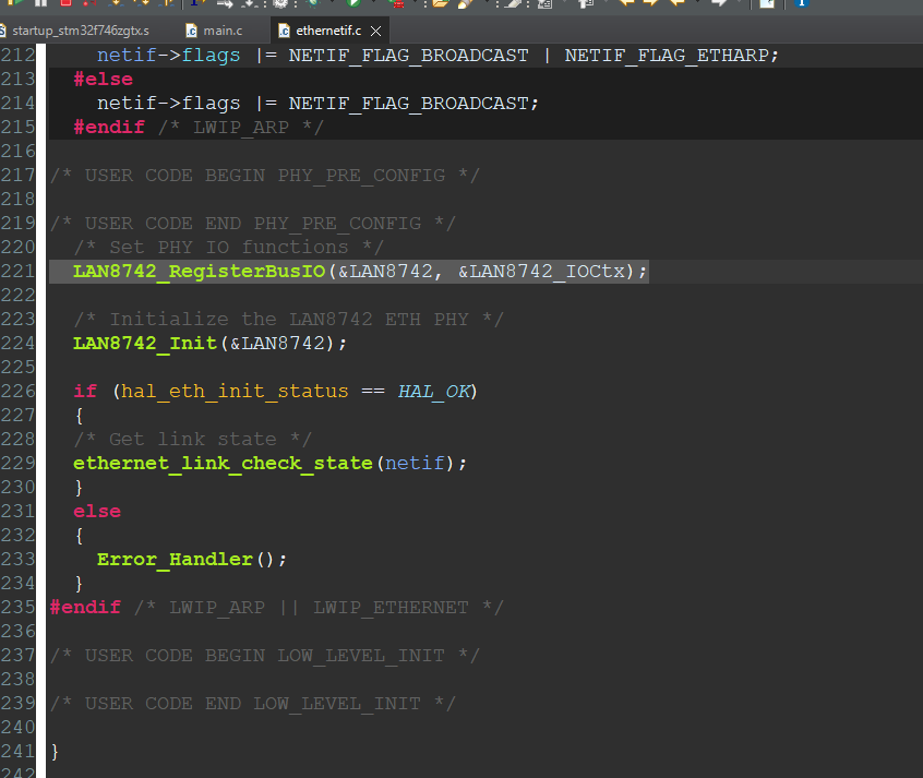ETH custom phy driver modifications - STMicroelectronics Community
