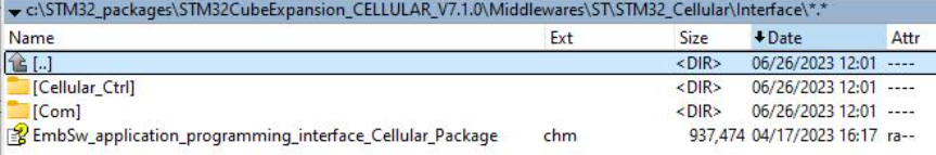 Solved: x-cube-cellular API Documentation - STMicroelectronics Community