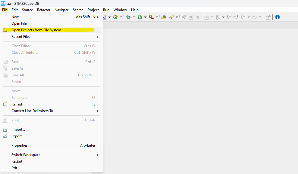 Solved: Can't build STM32WL FUOTA examples with STM32CubeI... - STMicroelectronics Community