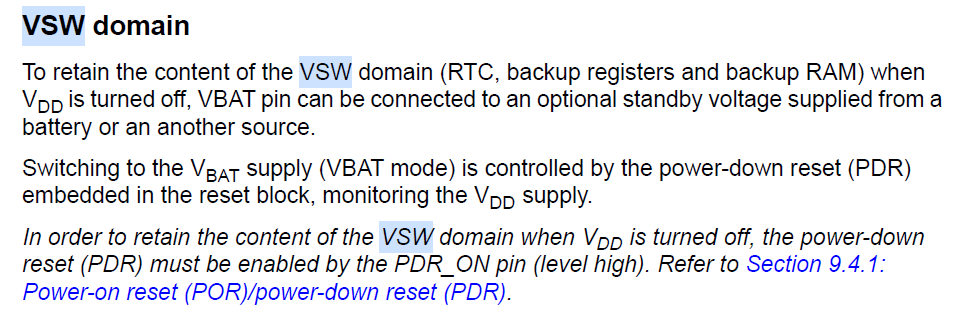 Solved: STM32MP135f VBat Current Consumption - STMicroelectronics Community