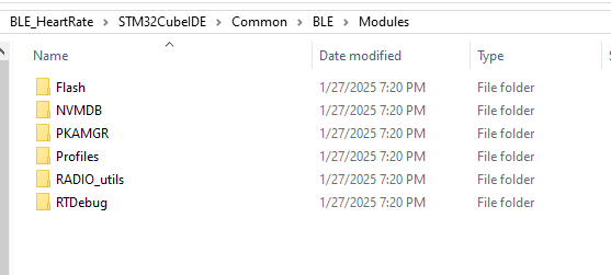Solved: No file/directory on example - STMicroelectronics Community
