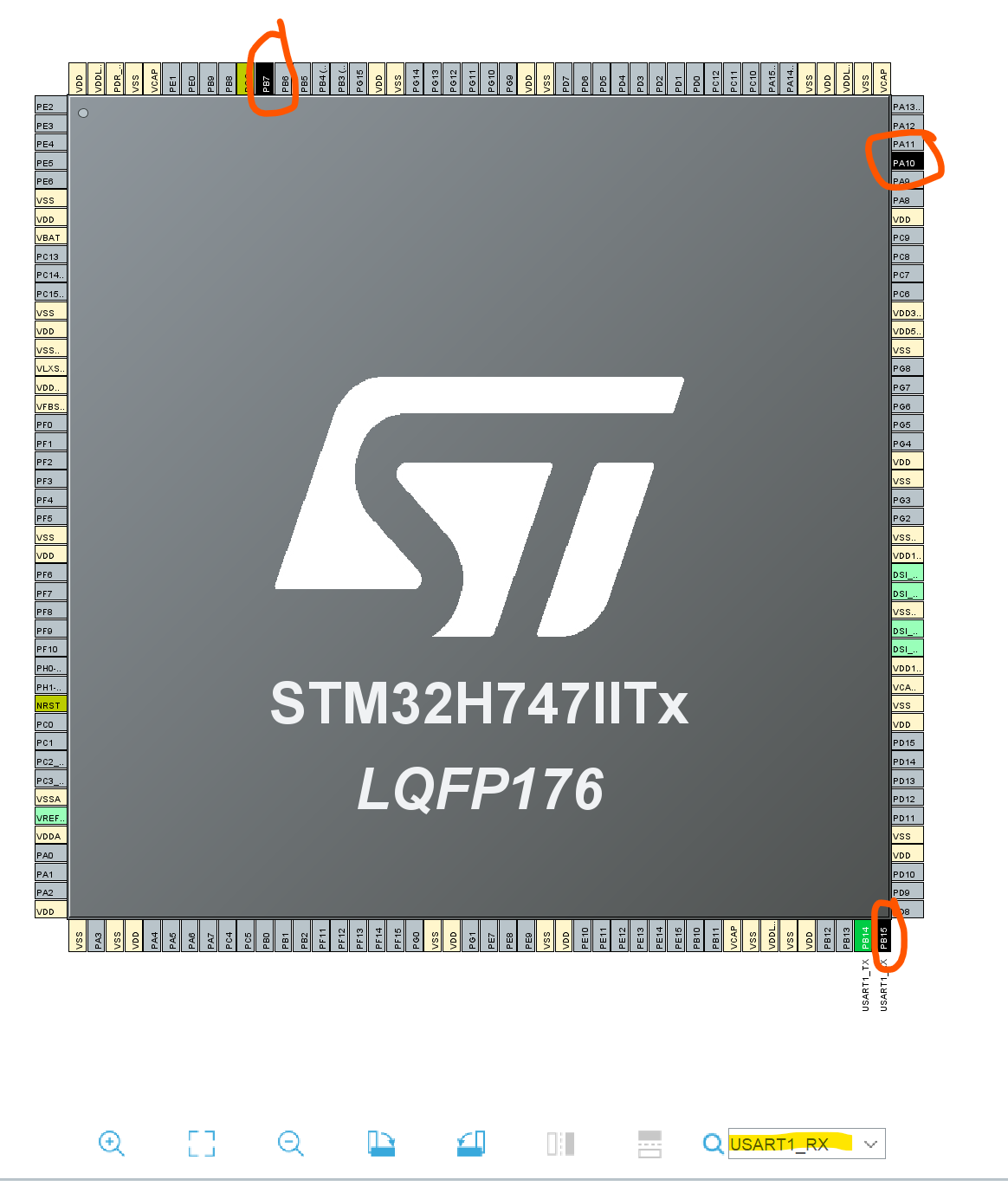 Stm32h747i Disco Virtual Com Usart Example Page 2 Stmicroelectronics Community 