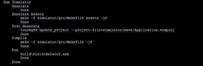 Solved: TouchGFX Simulator not working but not giving any ... - STMicroelectronics Community