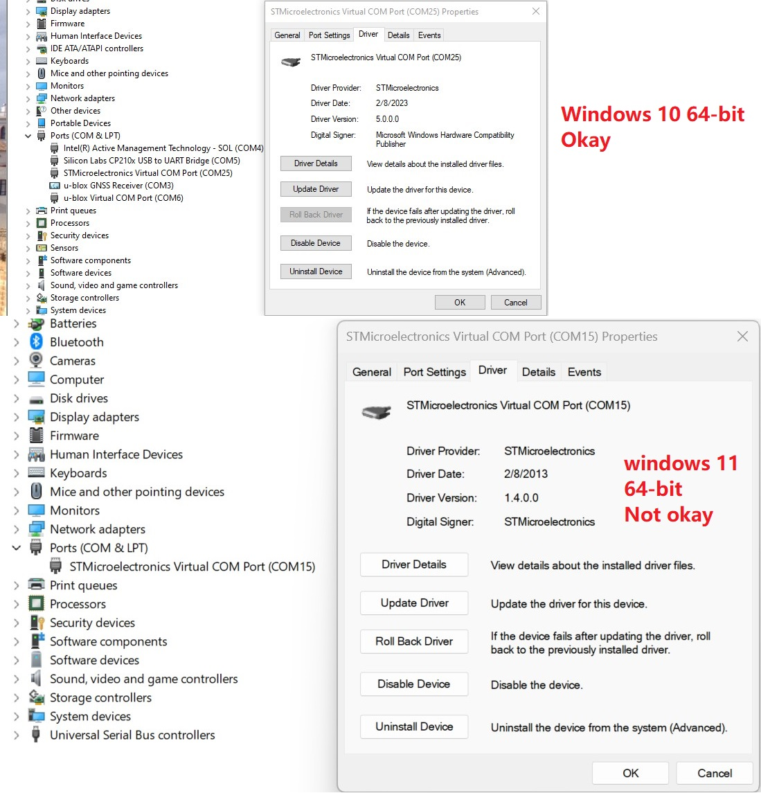 Stm32 Com Port Driver Stmicroelectronics Community