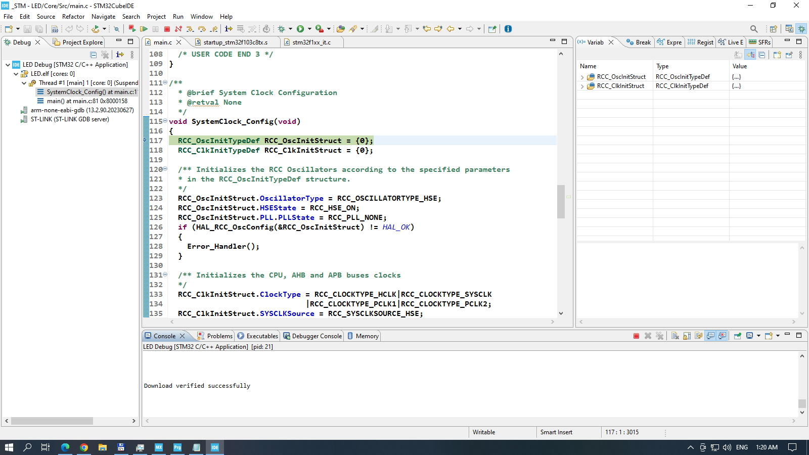 Solved: Code Debugging using STLINKV2 - STMicroelectronics Community