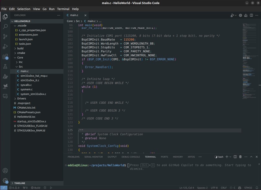 How to configure STM32 VS Code extension to use Op... - STMicroelectronics Community