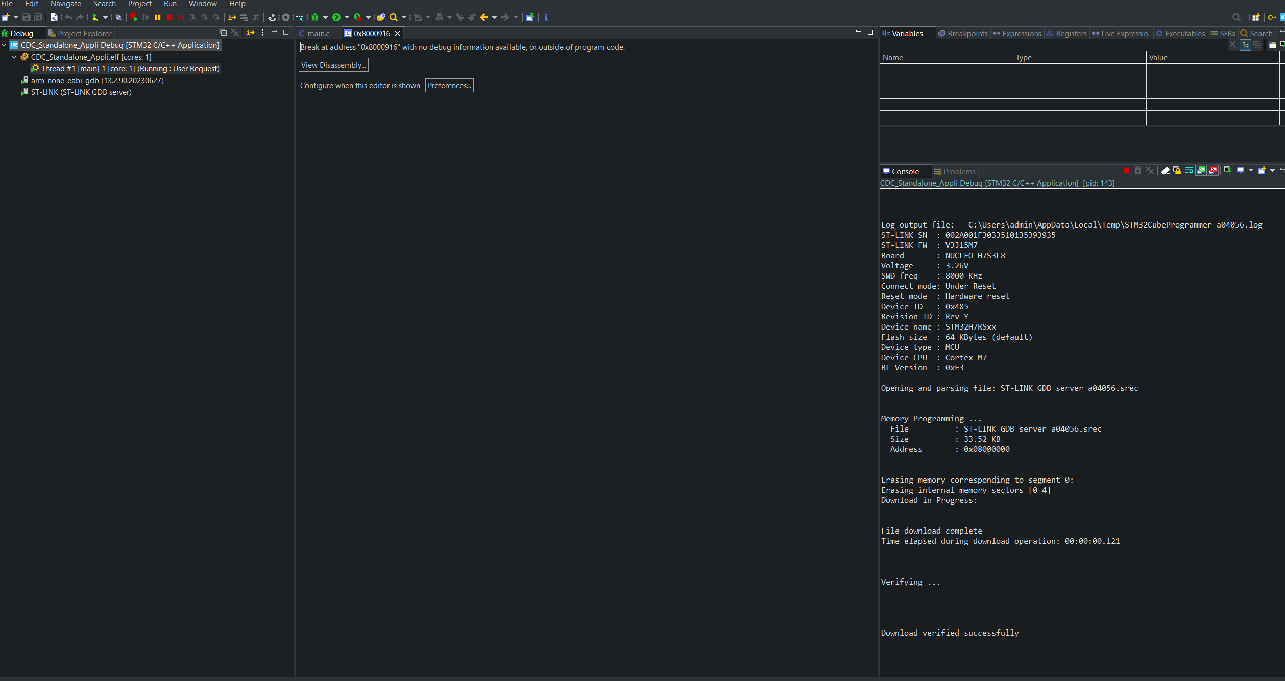 NUCLEO-H7S3L8 - STMicroelectronics Community