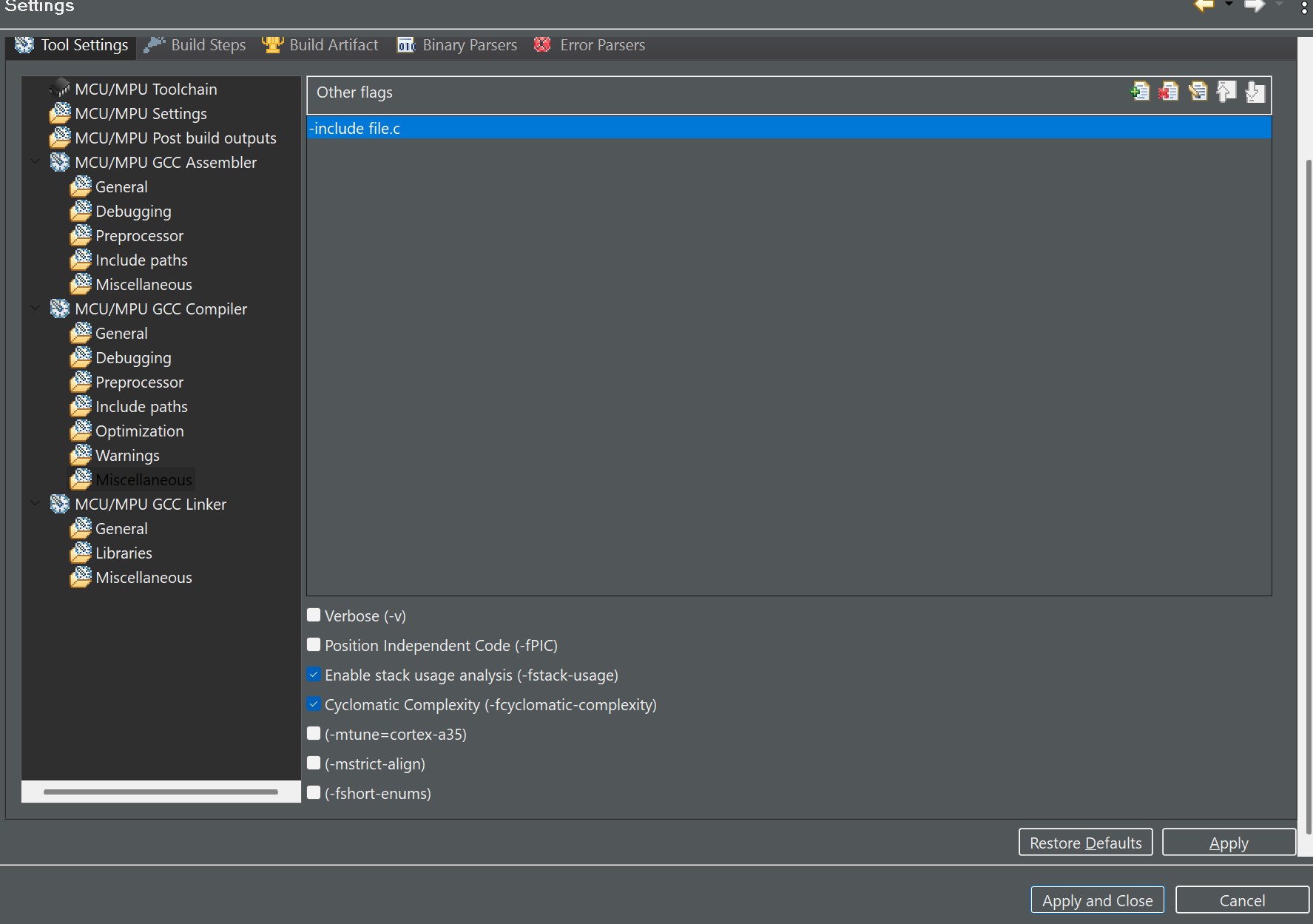 Using Include File Gcc Option Causes Errors Page 2 Stmicroelectronics Community