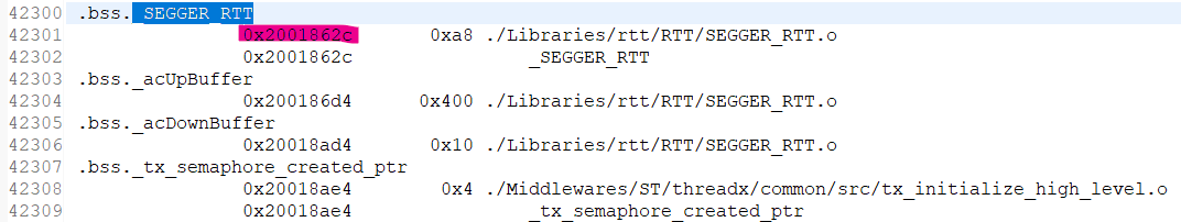 Solved Rtt Output Broken After Adding Large Static Variab Stmicroelectronics Community