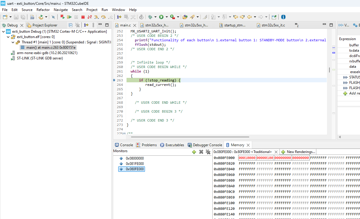 Solved: Overwriting Internal flash after erasing previous ... - STMicroelectronics Community