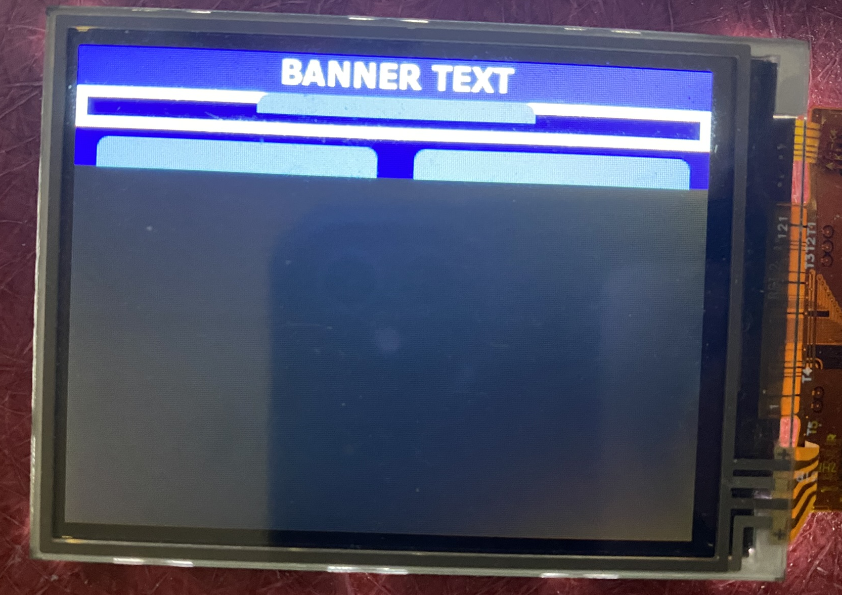 Weird horizontal artifacts in touchGFX buttons - STMicroelectronics Community