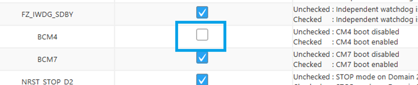 How To Enable Disable Cores On Dual Core Stm32h7 U Stmicroelectronics Community