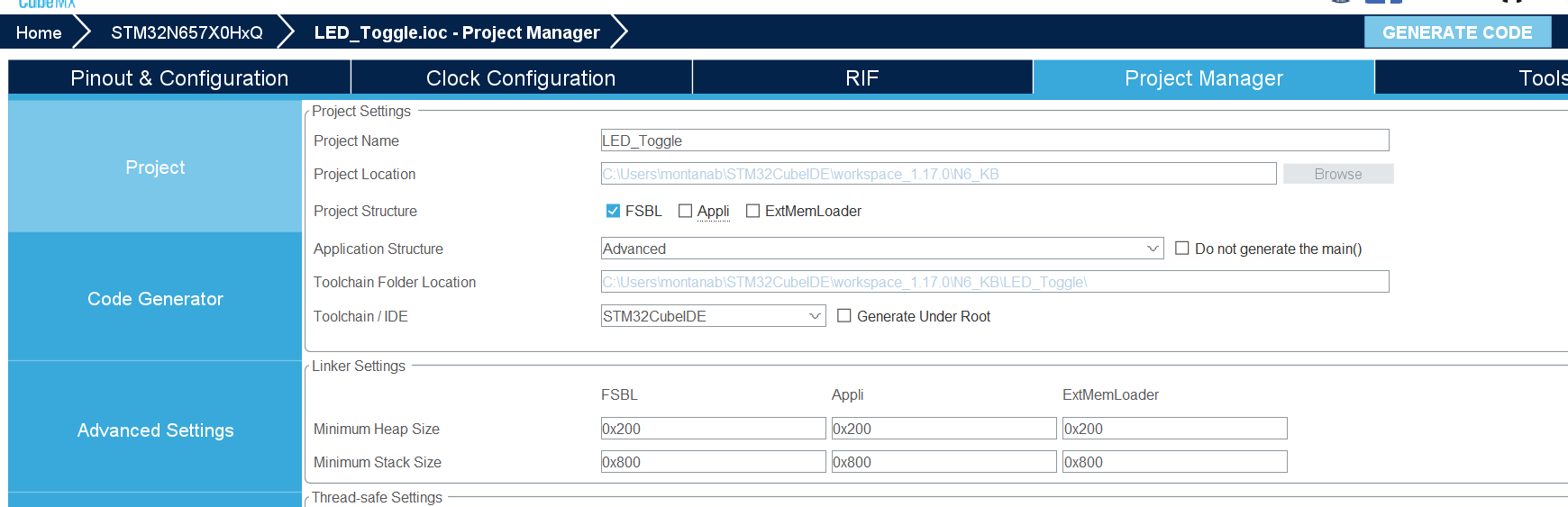 How to create an STM32N6 FSBL load and run - STMicroelectronics Community