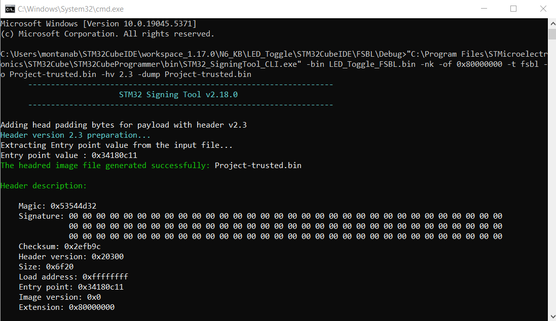 How to create an STM32N6 FSBL load and run - STMicroelectronics Community
