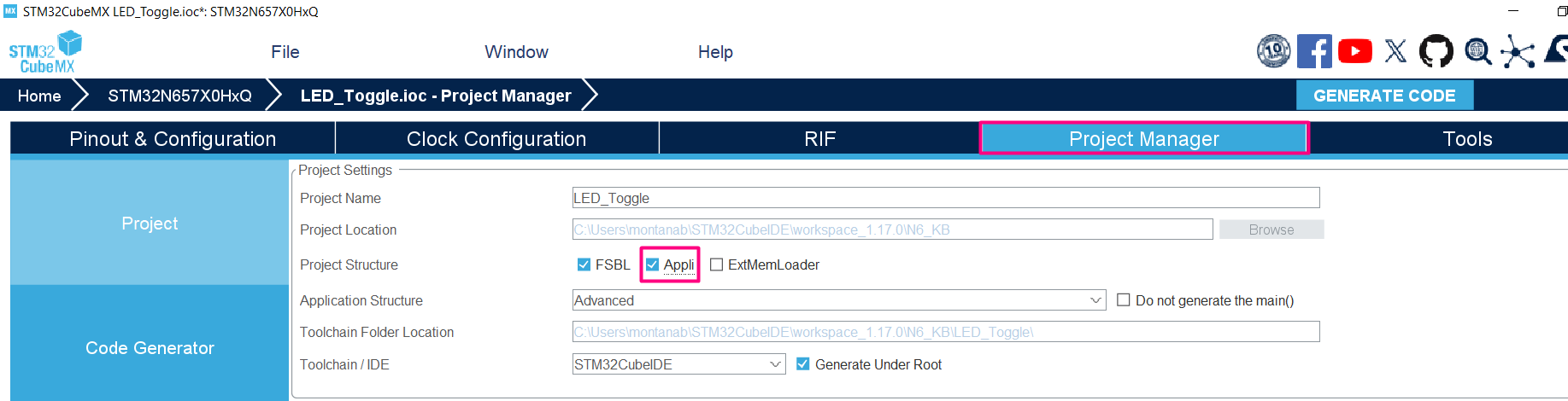 How to create an STM32N6 FSBL load and run - STMicroelectronics Community