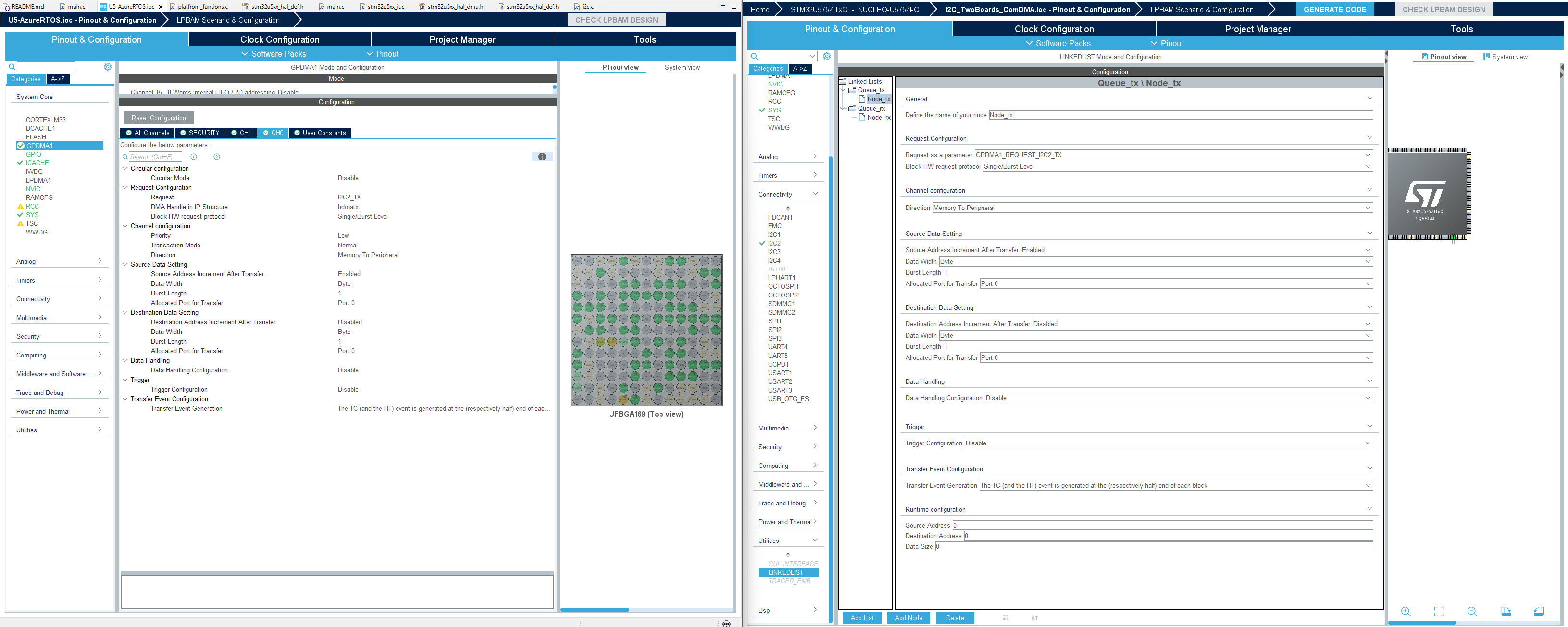 Solved: Working with I2C and GPDMA on STM32U585 (B-U585I ...