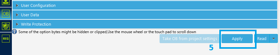 Restoring The Stm32 Option Bytes To Their Factory Stmicroelectronics Community