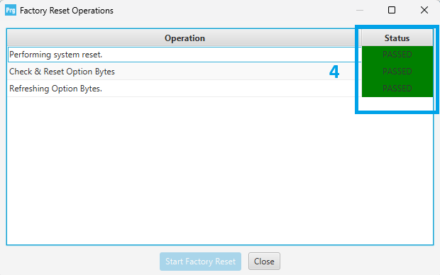Restoring The Stm32 Option Bytes To Their Factory Stmicroelectronics Community